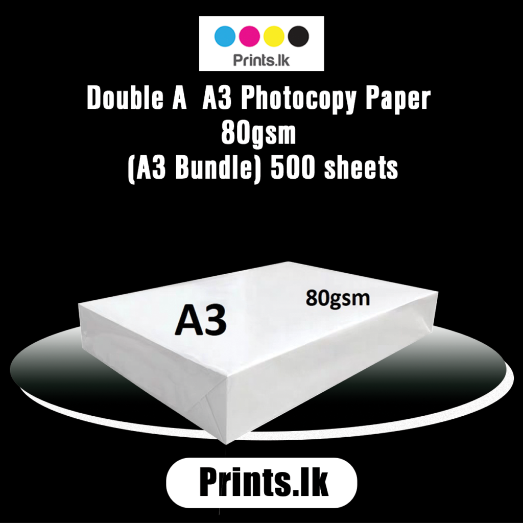 A3 Photocopy Paper 80gsm (A3 Bundle) 500 sheets - Printing done right!